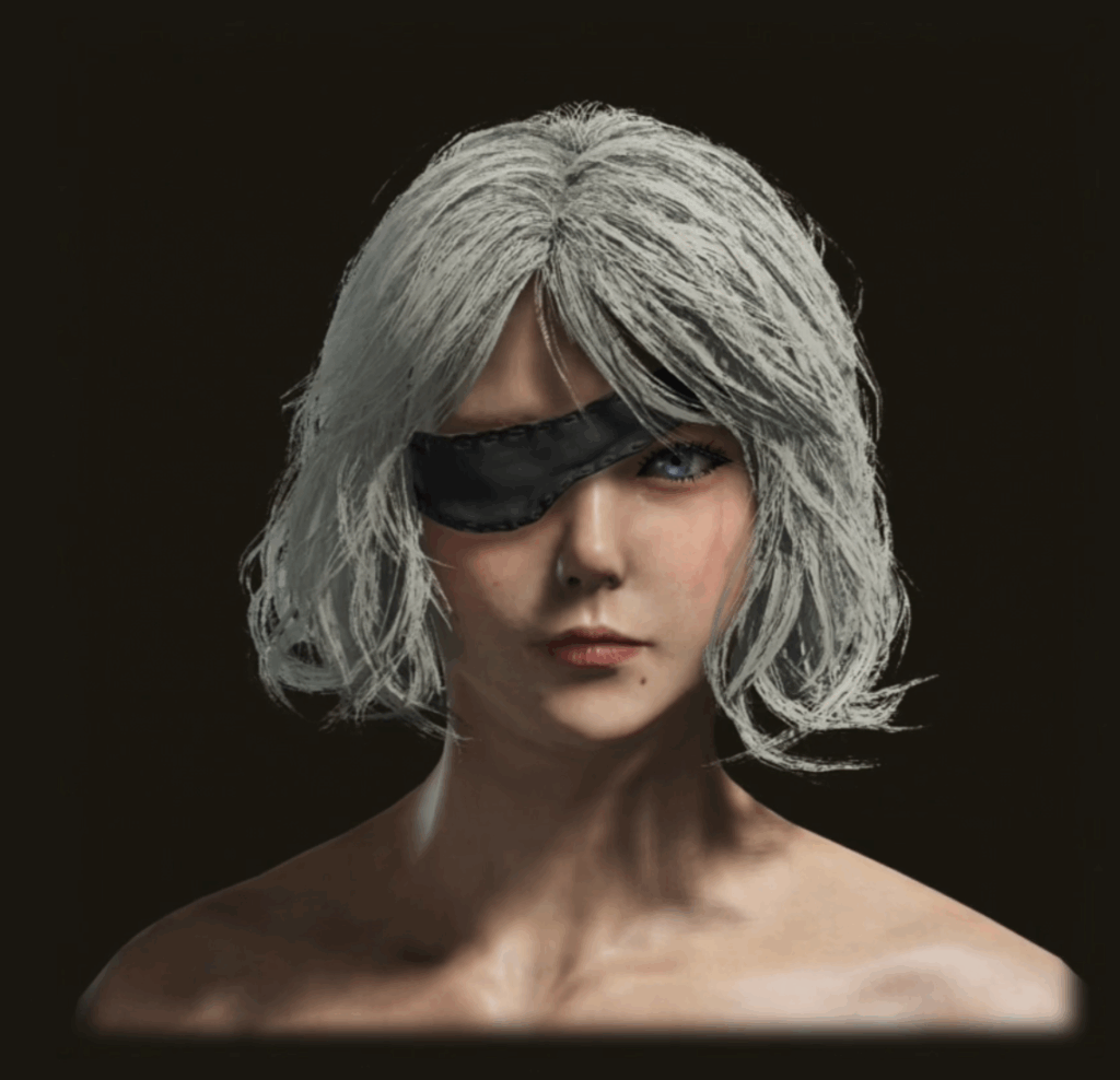 Elden Ring Custom Face Preset: 2B